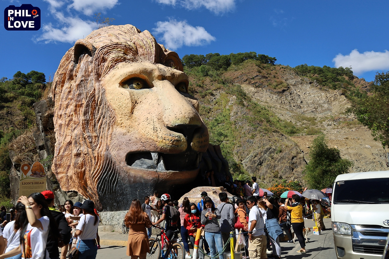 필리핀 루손섬 북부 여행 바기오의 사자상 라이언스 헤드lions Head