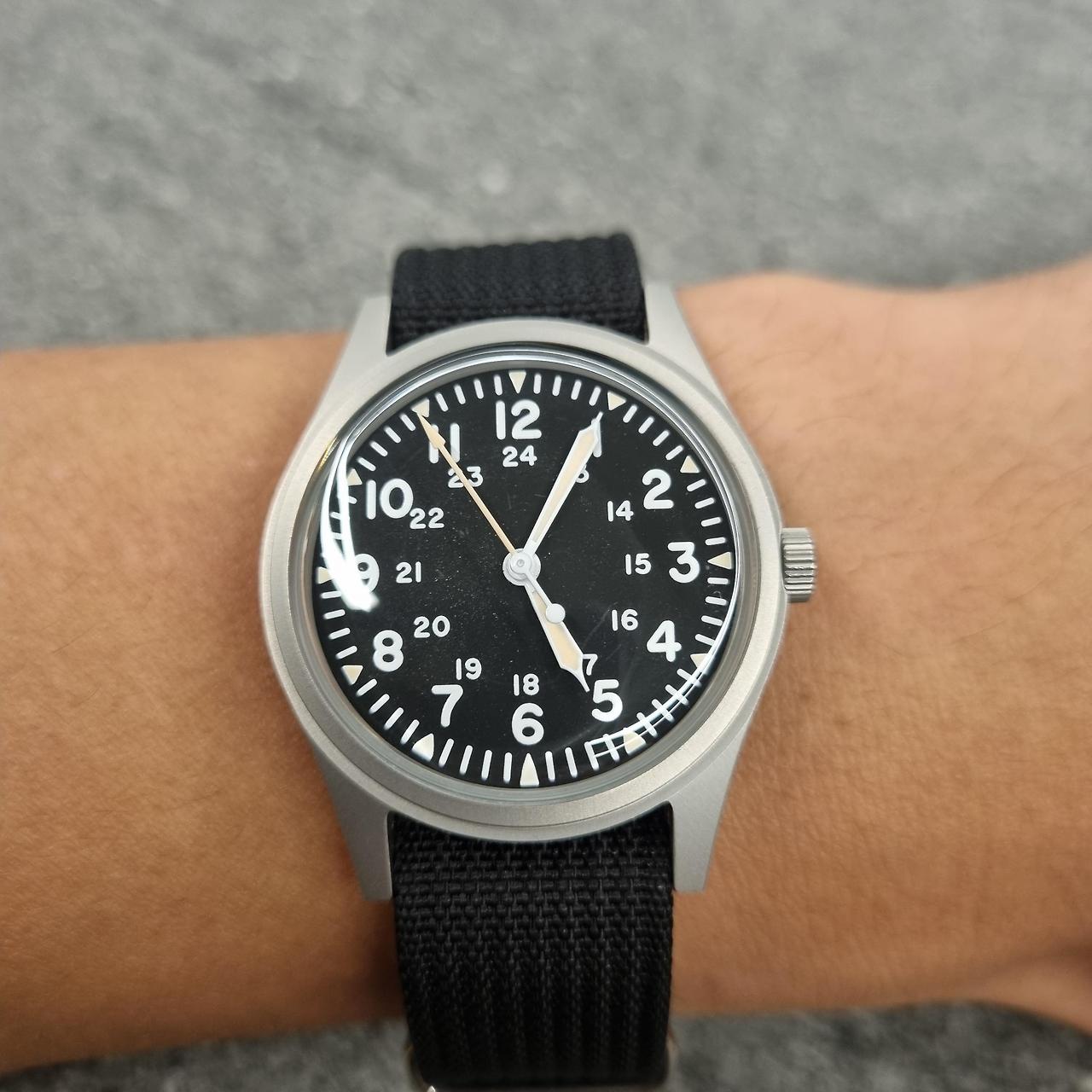 알리 구매 중 최고 시계, 알던애 필드워치. Rdunae RA03