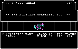 Wizardry 2：The Knight of Diamonds (위저드리 2) / DOS / Android Game