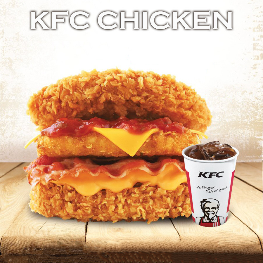 빵대신 치킨 진정한 치킨버거 Kfc 징거 더블다운 맥스