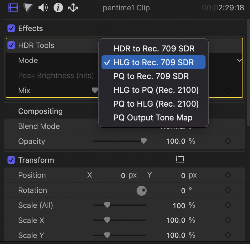 파이널컷 프로 HDR 영상 편집 방법 2가지 완벽 소개
