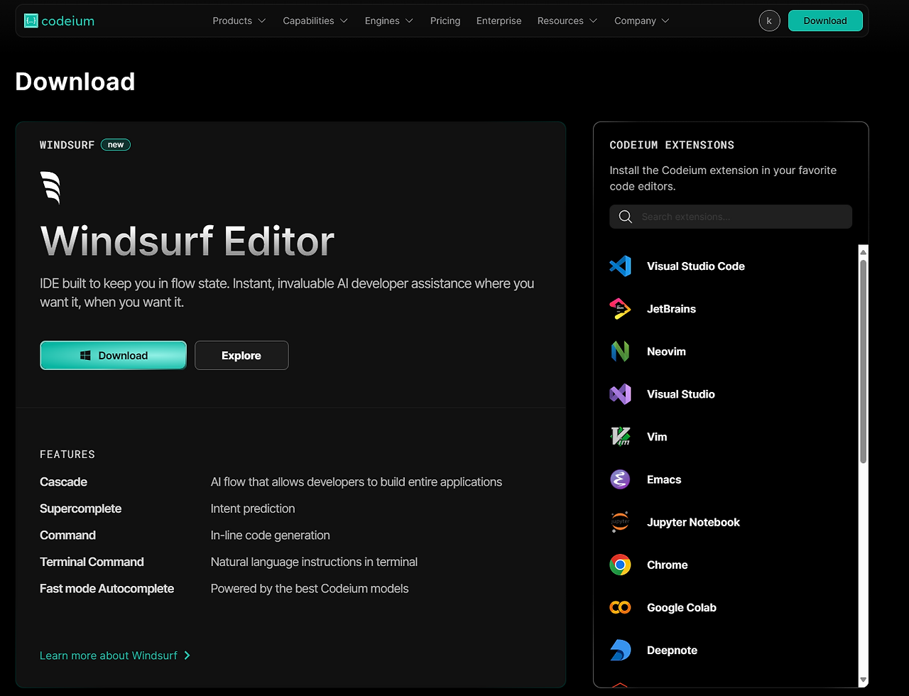 Windsurf Editor 윈드서프 AI 개발도구 써보자