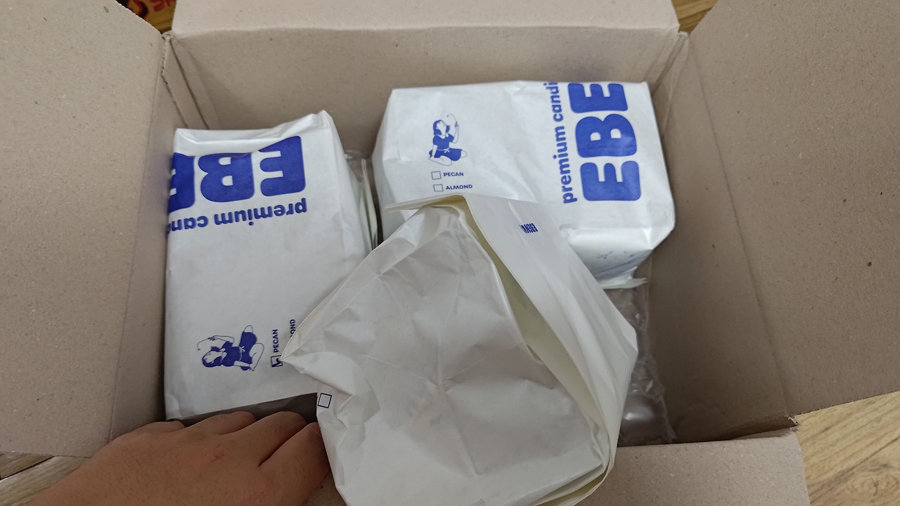 Ebe Nut 견과류 추천아몬드 호두 피칸
