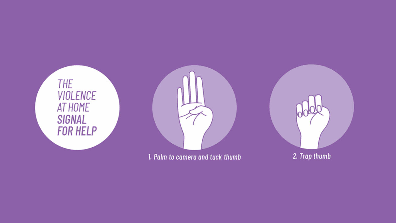 어려움에 처했을 때 사용할 수 있는 수신호: 국제 구조요청손동작sos hand signal