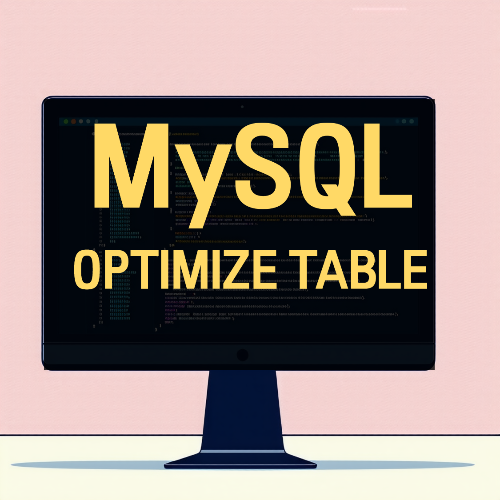 [MySQL] OPTIMIZE TABLE 완벽 가이드 사용법(테이블 최적화)