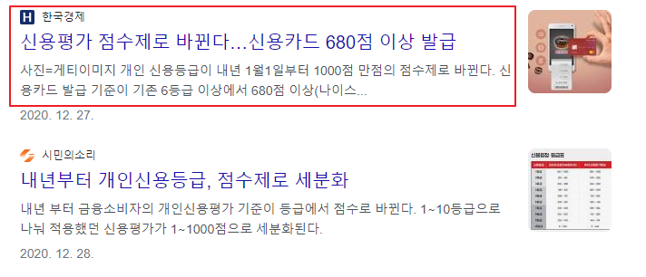 신용평가등급표 평가기준 알아보기 상향 방법 대출