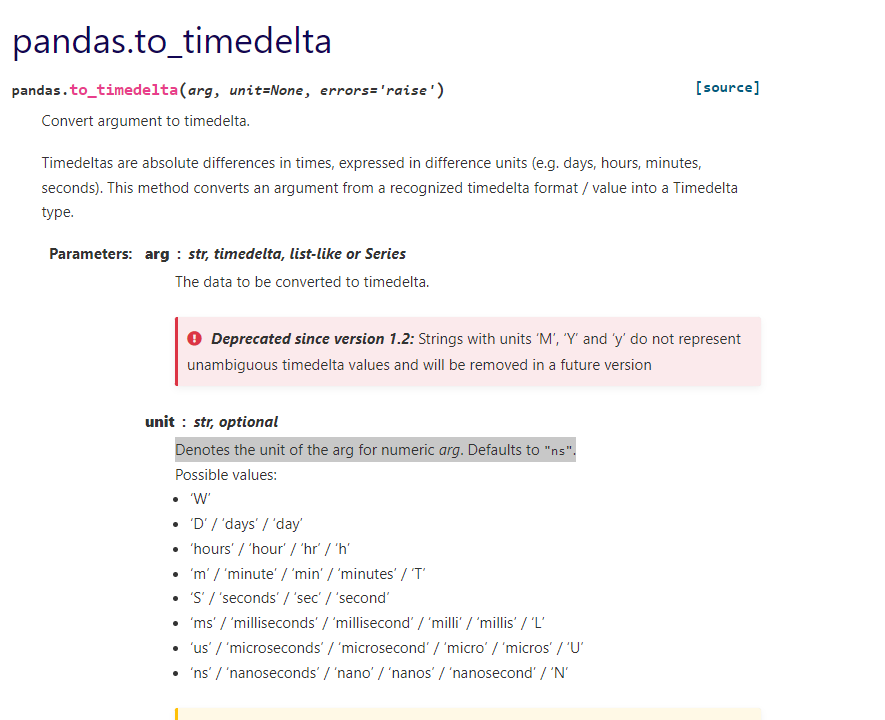 pandas-pd-to-timedelta