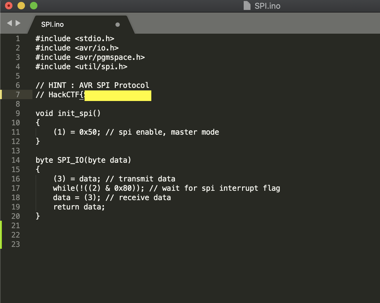 HACKCTF - AVR Programming (2)