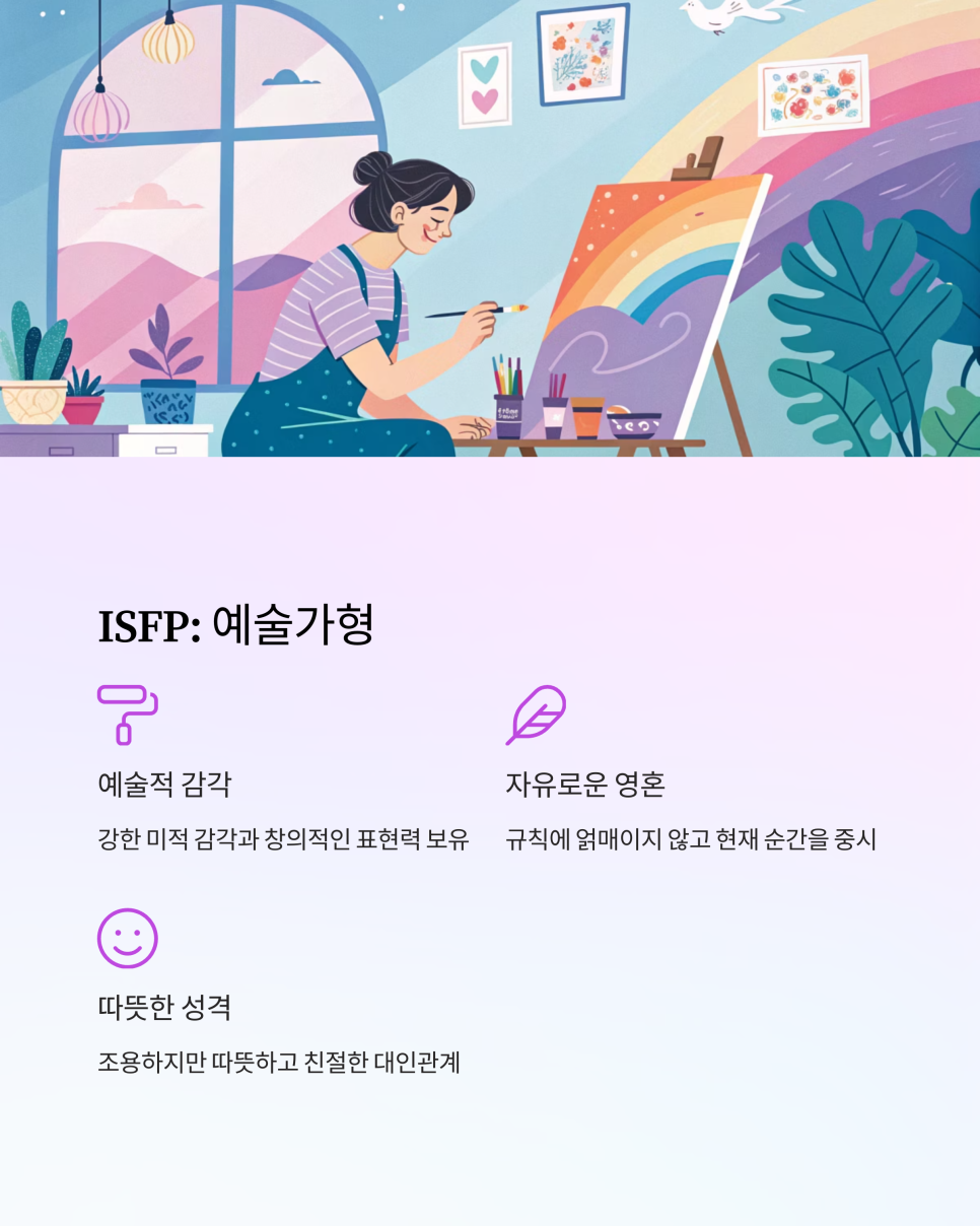 Mbti 16가지 성격 유형별 특징 완벽 정리