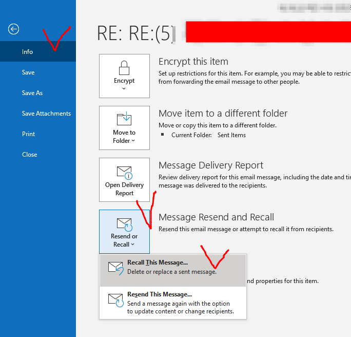 Outlook 아웃룩 잘못보낸 메일 회수삭제 다시 보내기 안산드레아스