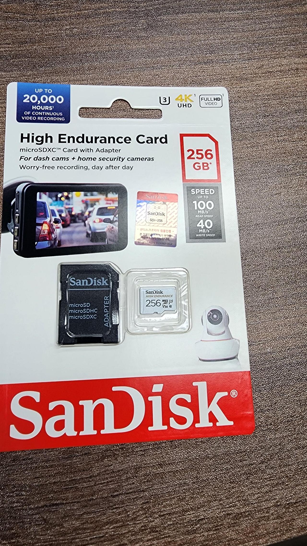 아이나비 QXD7000 블랙박스 메모리 256G로 변경