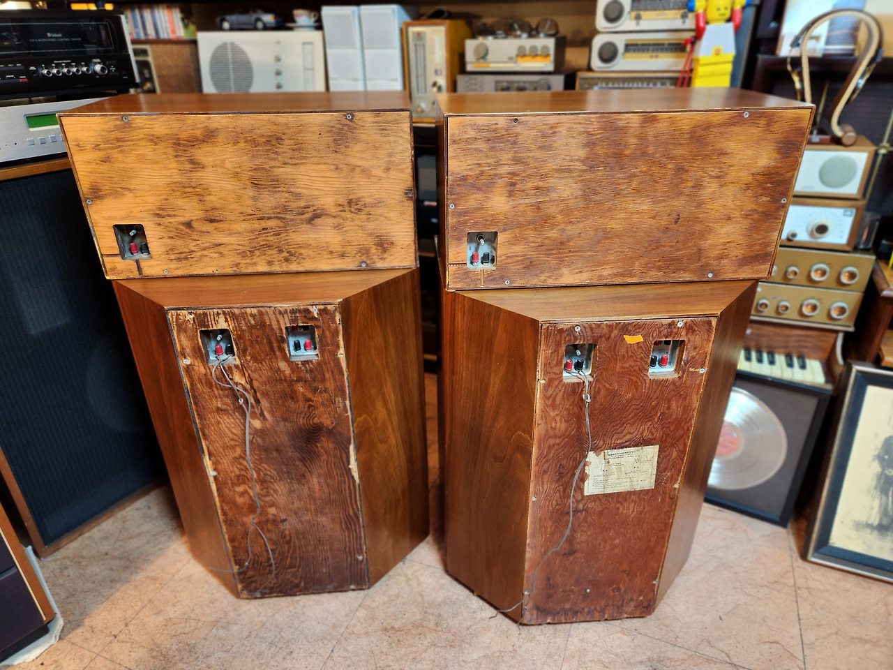 귀한모델 Heathkit Jensen히스킷 젠센 Ss1 과 Ss1 B 분리형 스피커 입니다 A급 Rp302 P15ll 젠센