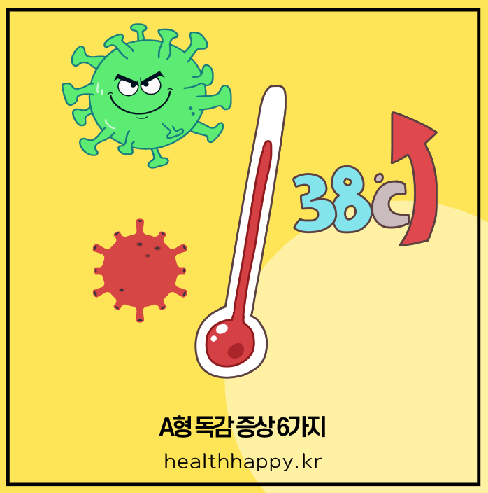 A형 독감 증상 6가지 및 치료방법 회복 기간