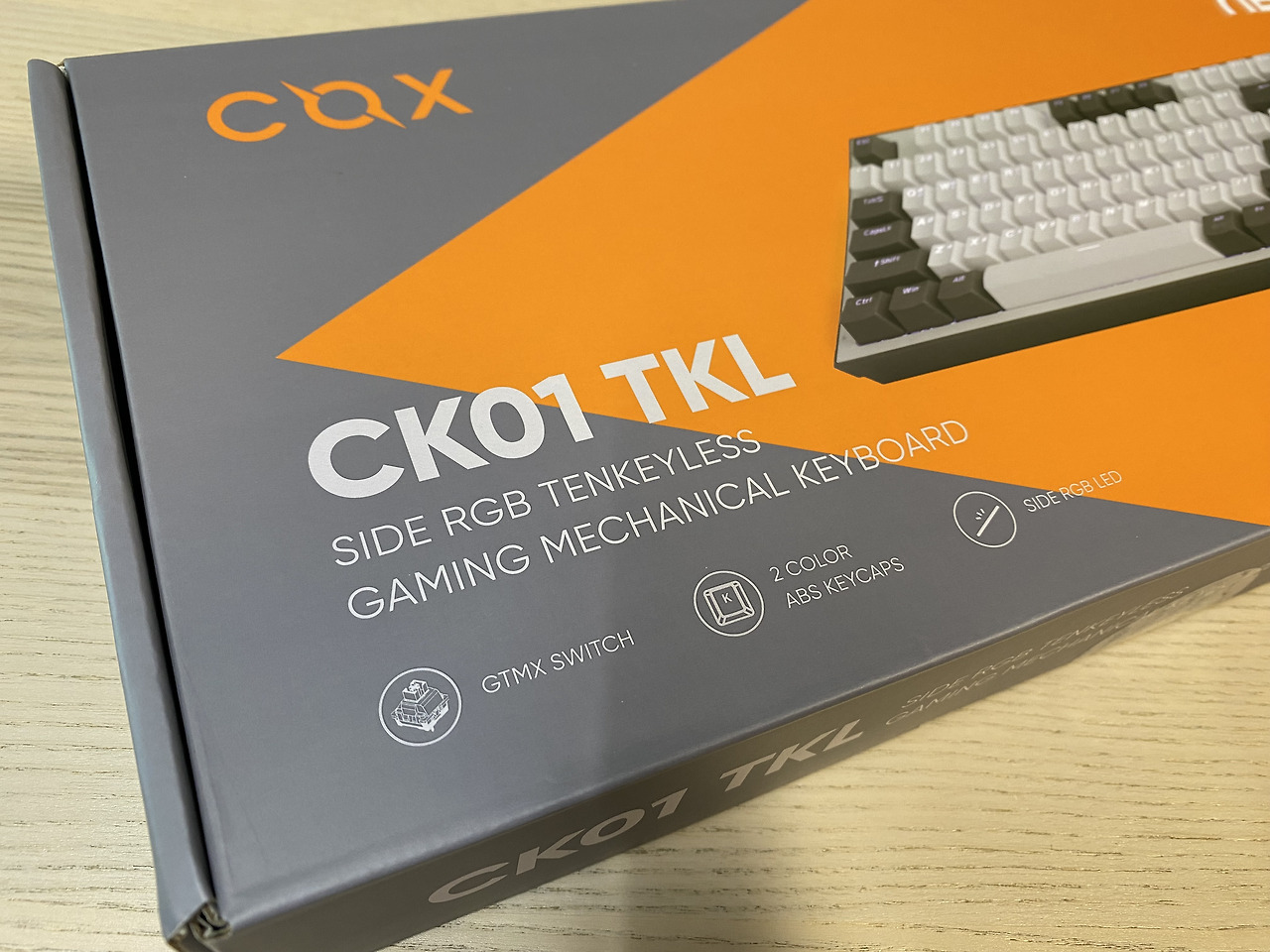 콕스 COX CK01 TKL 기계식 텐키리스 게이밍 키보드 사용 후기
