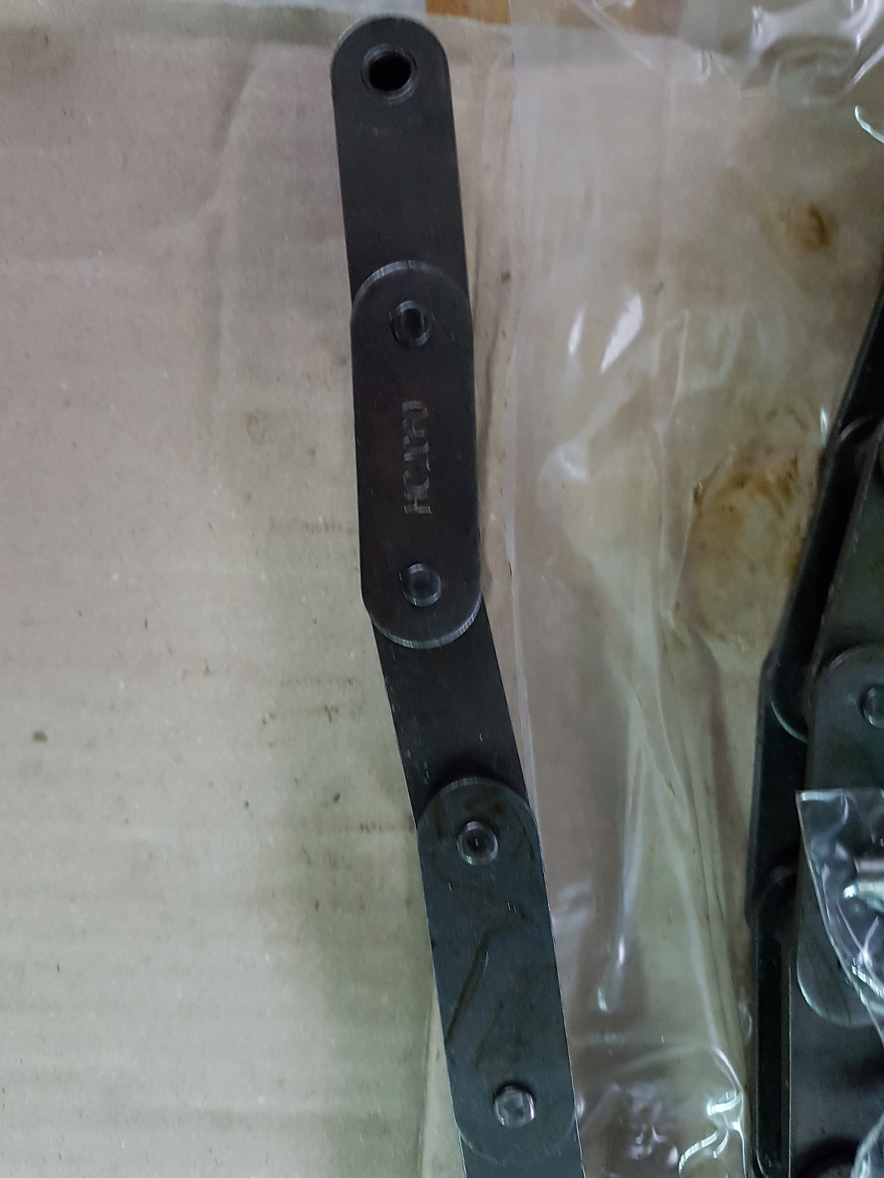 한국체인공업 HC2060 / HC2062 더블피치 단열(1열) 체인 구성