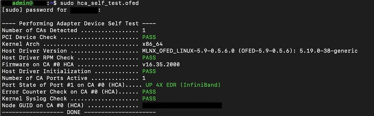 InfiniBand 상태 체크 방법 :: Benjamin's Note