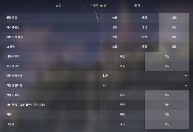 발로란트 사양 낮추기 클라이언트 Fps 낮음 해결법