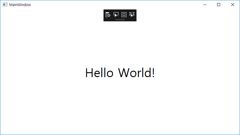 [1. WPF시작] 1-5) HELLO WORLD! 소스 분석해 보기