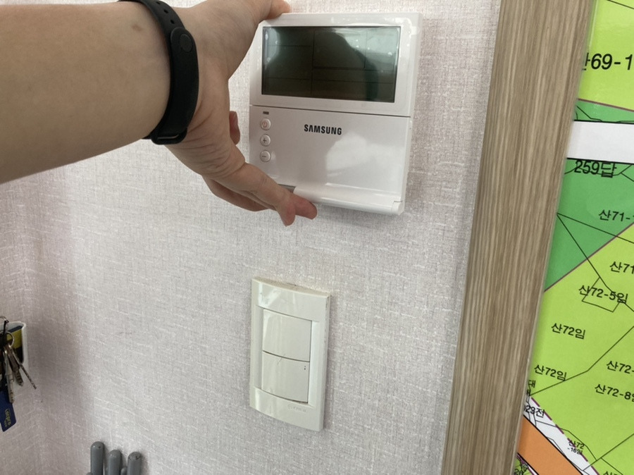 삼성 시스템에어컨 유선리모컨 Awr We13n 자가설치