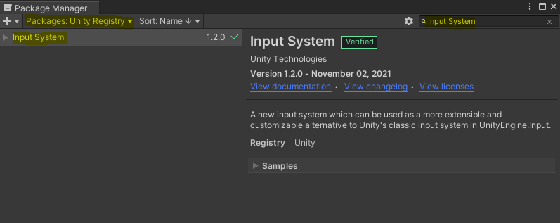 [Unity] New Input System #1 | 세팅하기