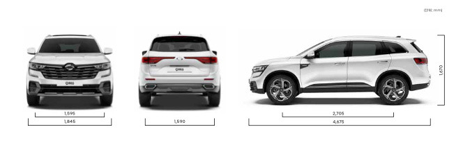 르노코리아 2024 더 뉴 QM6 퀘스트 2인승 밴 제원 및 모의견적 가격 정보 알아보기