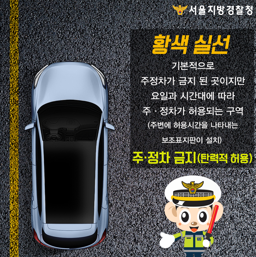 주정차 위반 기준 주정차 과태료 및 벌점 안내흰색 실선 주차도 위반일 수 있다