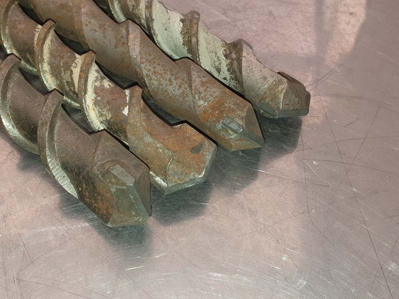 Hammer Drill Bit 콘크리트드릴 비트 2날 콘크리트 함마드릴 육각비트 길이 280mm 햄머 석재 비트날 기리육각 2