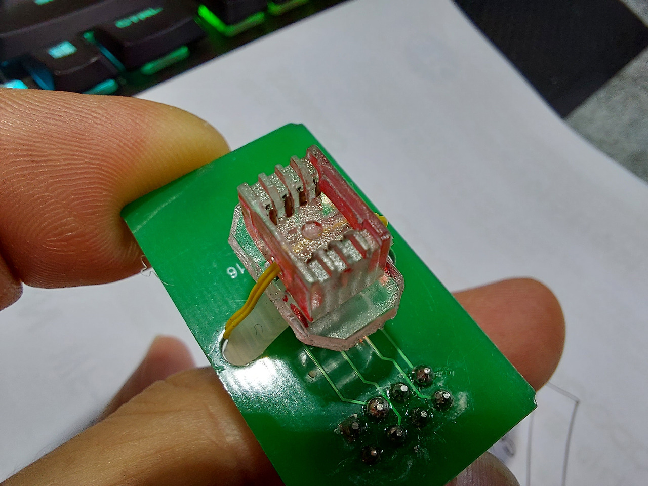 집게 대체할 SOIC 24C256 25C256 EEPROM CH341A 롬라이터용 집게 CLIP DIY #1/2