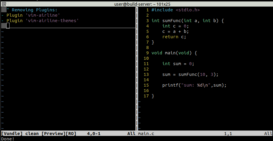 vim Vundle을 이용한 Plugin 설치