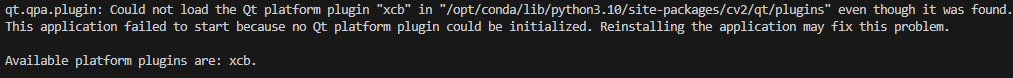 qt.qpa.plugin: Could not load the Qt platform plugin "xcb" in error 해결하기 (in ubuntu docker)