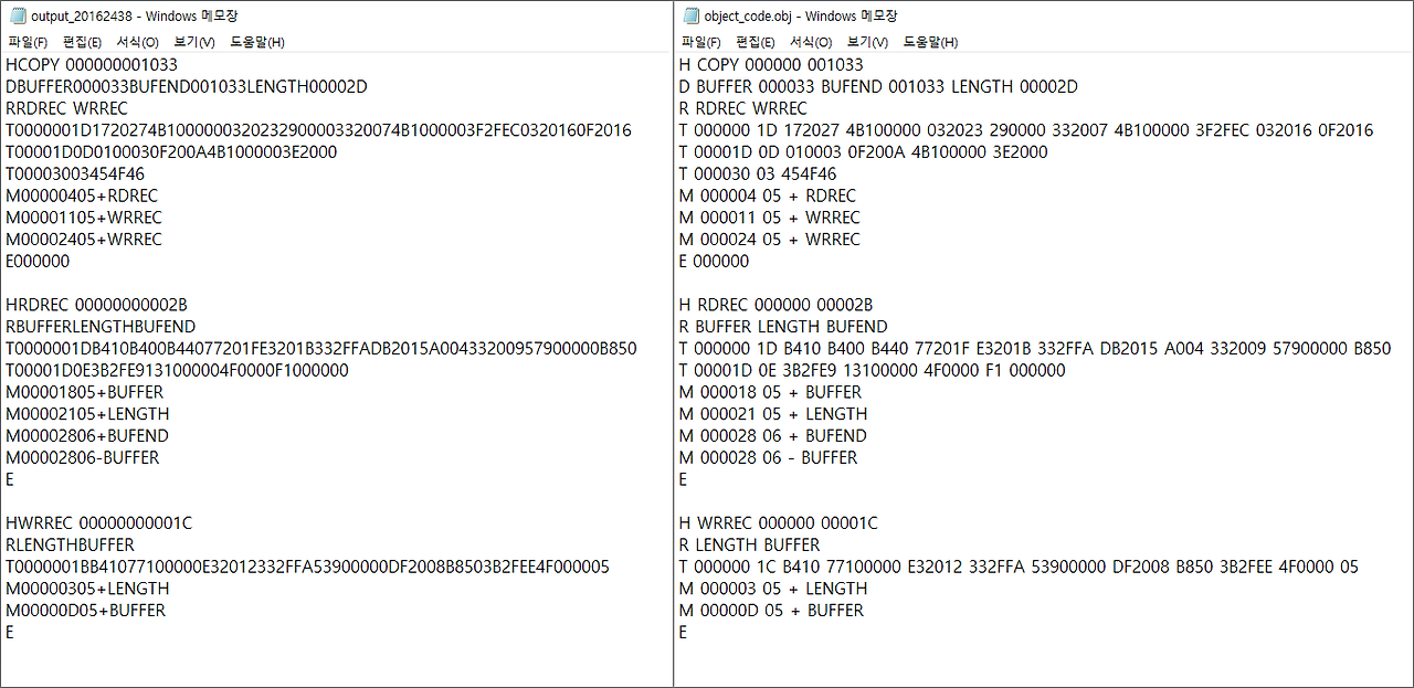 Project - SIC/XE Assembler