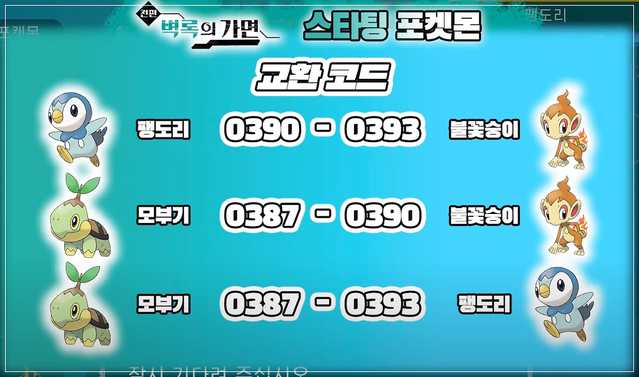 포켓몬스터 스칼렛 바이올렛 벽록의 가면 국제 교환 코드 목록 공략 2023년 10월
