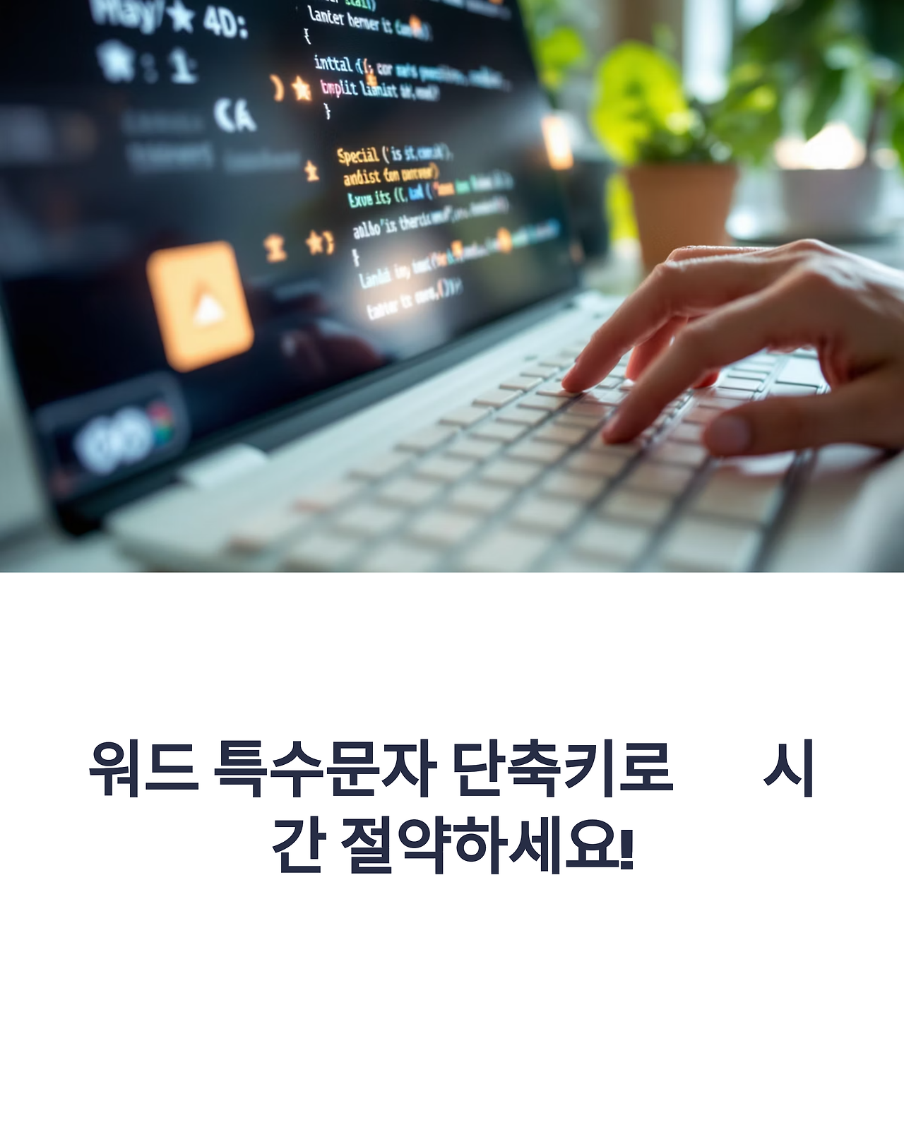 워드 특수문자 단축키로 빠르게 입력하기