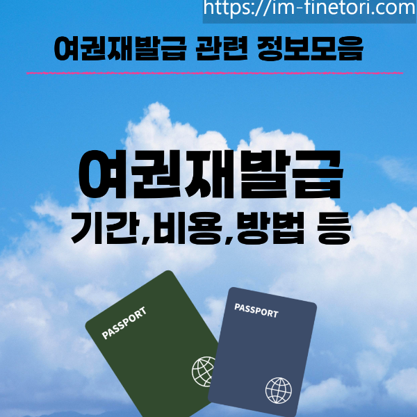 여권 재발급갱신분실 등 기간 비용 여권번호 변경 기존여권 반납여부 등