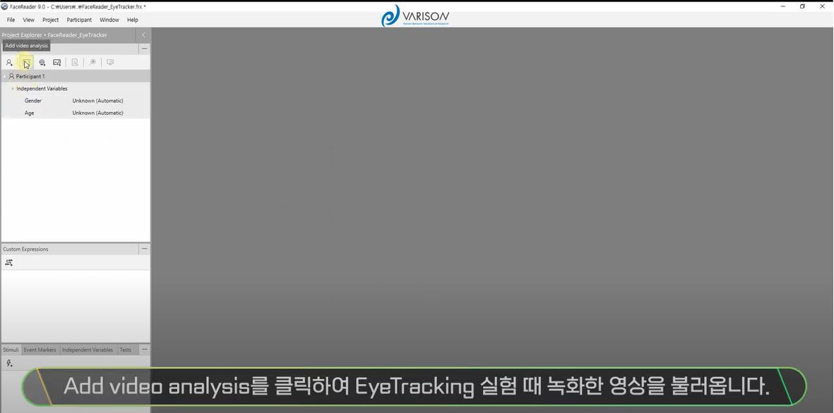Eye Tracking(시선추적)시, FaceReader를 통한 감정 분석 방법