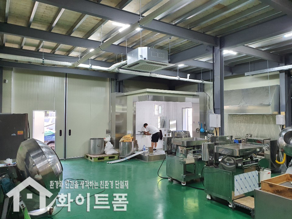 경기도 포천 창고 단열 친환경 단열재 화이트폼수성연질폼 수성연질우레탄폼 시공