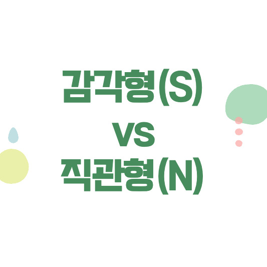Mbti S N 차이 감각형과 직관형 이해하기서로 안맞는 이유