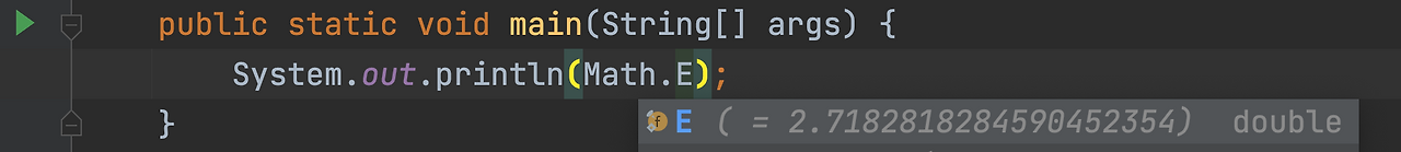 Java | Math 클래스에 정의된 원주율 pi와 자연로그 e 값 불러와 사용하는 방법