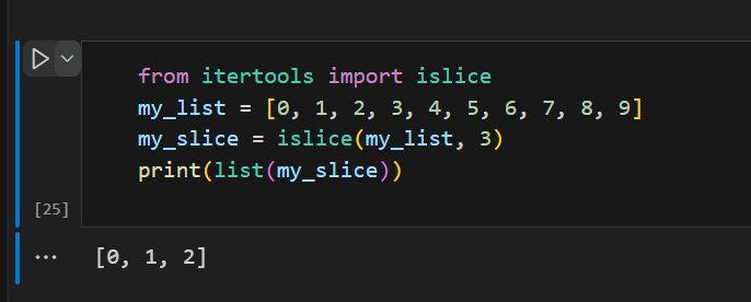 [Python] slice()함수 vs. islice() 함수