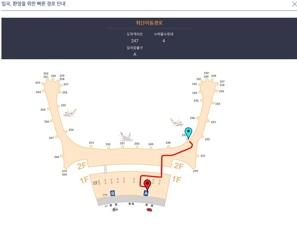 인천공항 여객 화물 도착 정보 시간 입국 혼잡도 및 실시간 조회 방법