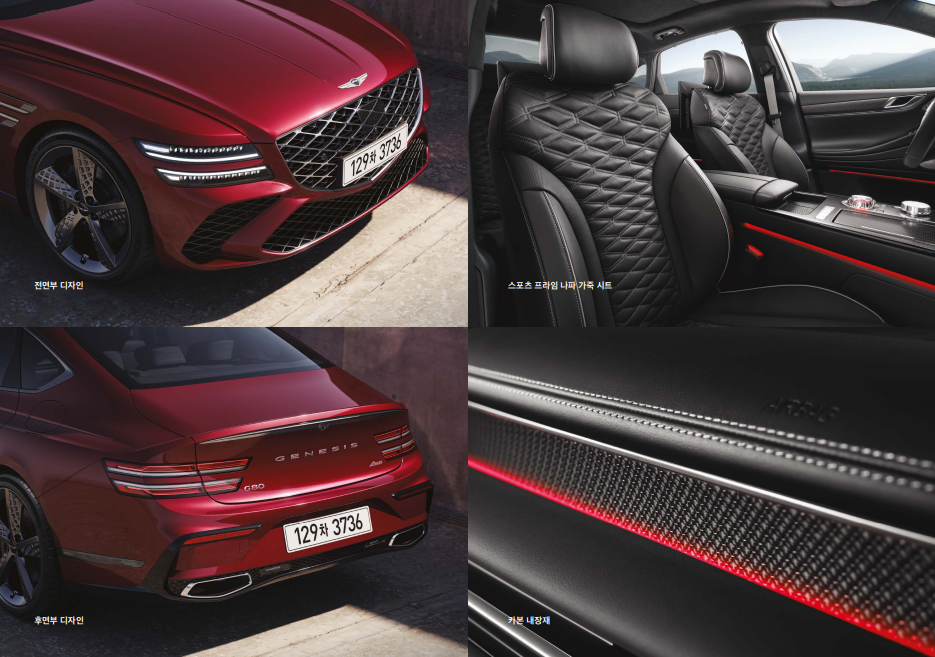 제네시스 g80 가격표ㅣ연비 제원(24년 최신형)