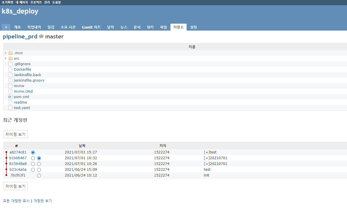 CI/CD #15. Redmine(레드마인) git 연동하기