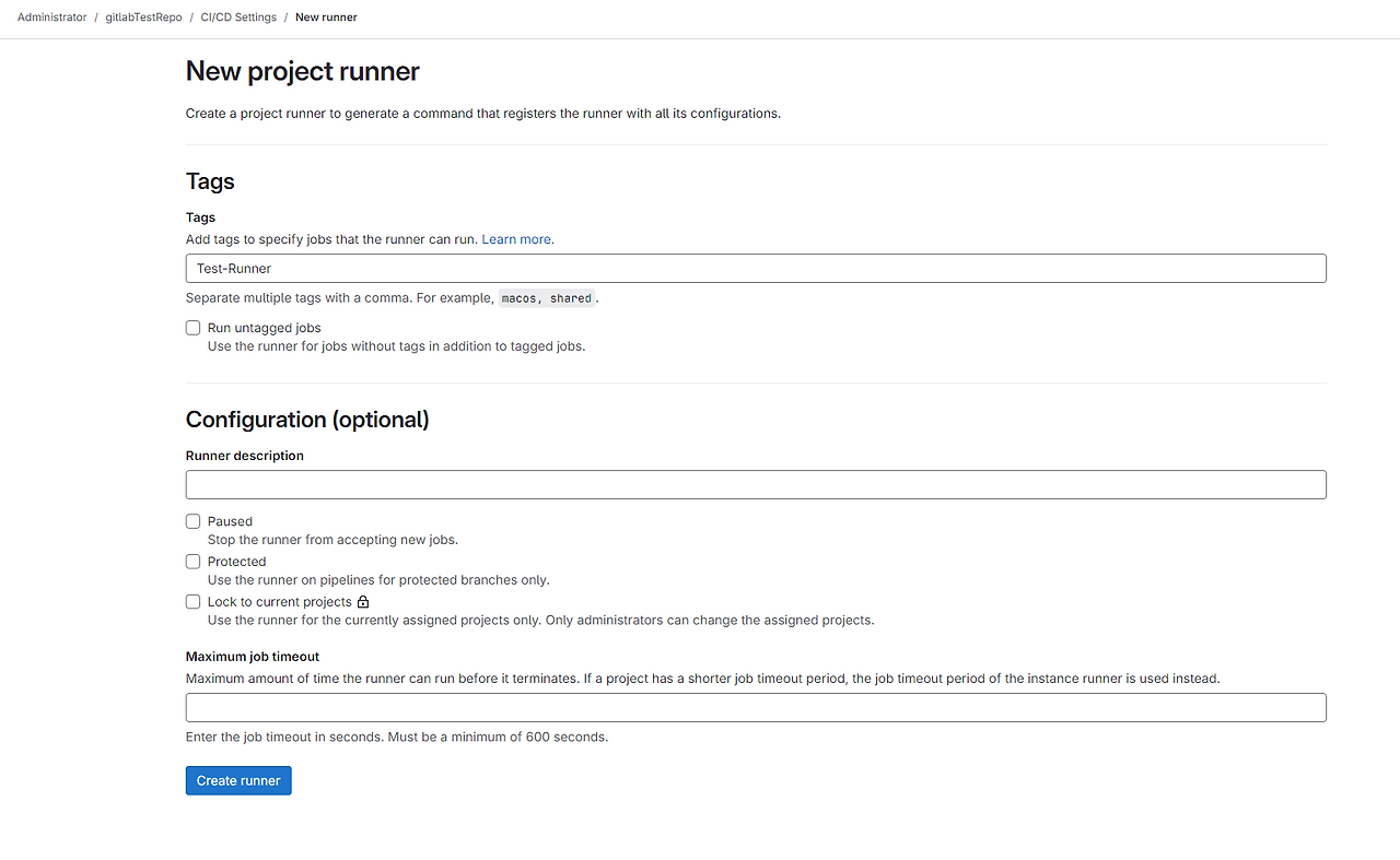Gitlab Runner 설치