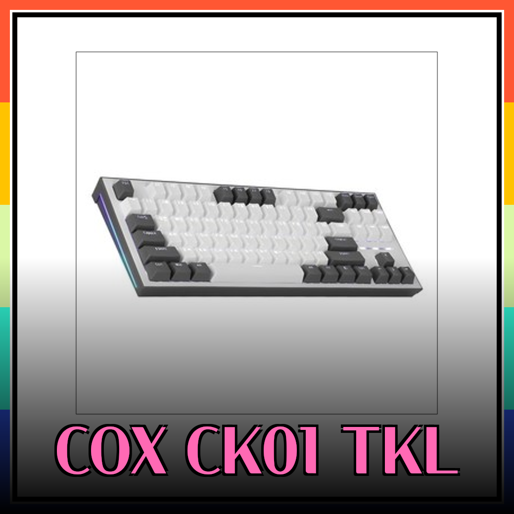 COX CK01 TKL 기계식 키보드: 갈축의 매력에 빠져보세요!