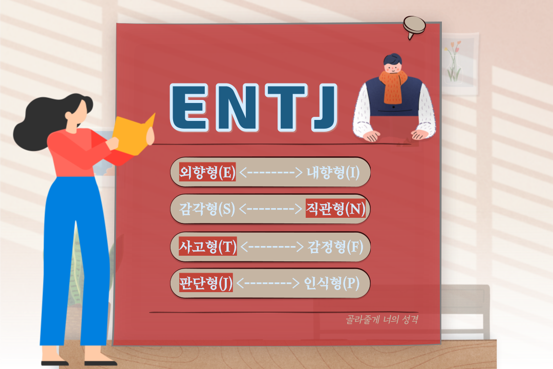 Mbti 검사 성격 유형 해석 Entj 유형 통솔자 지휘관 사령관