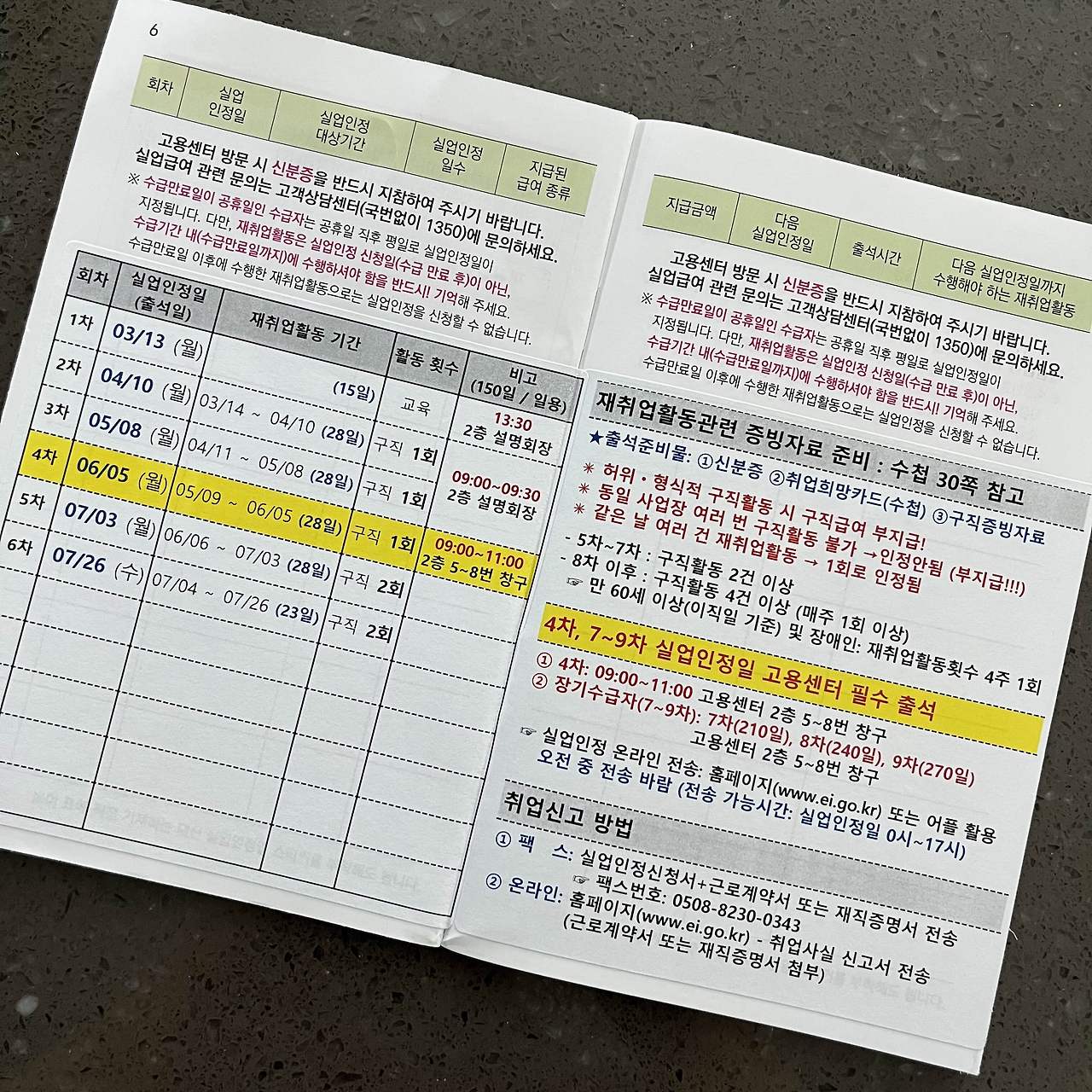 실업급여 온라인교육 가능 횟수와 4차 5차 실업인정일 그리고 해외방문 등 자주 묻는 질문들 정리