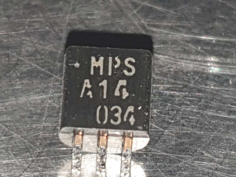 TR NPN 30V Darlington Transistor MPS A14 MPS-A14 STRAIGHT LEAD ...