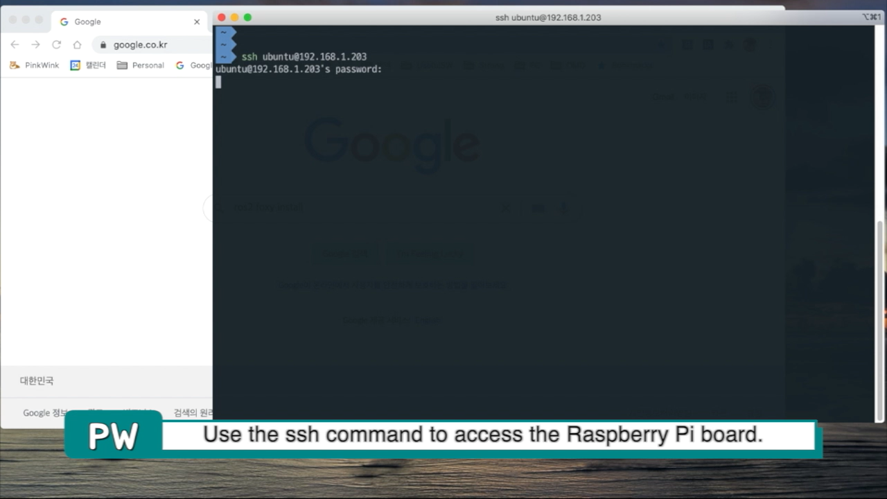 Raspberry Pi 4 보드에 ROS foxy 설치하기