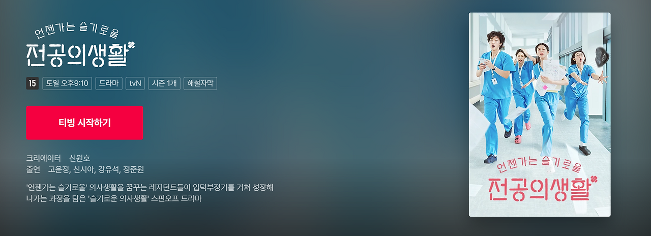언젠가는 슬기로울 전공의생활 🌿 등장인물 줄거리 Ost 총정리