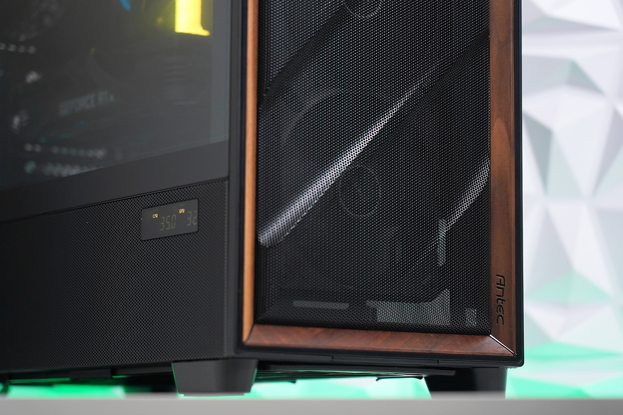 안텍 Flux Pro Mesh 블랙 컴퓨터 Pc 우드 케이스 추천 리뷰